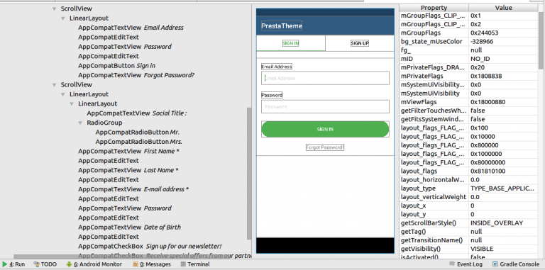 Android The New Layout Inspector Mobikul