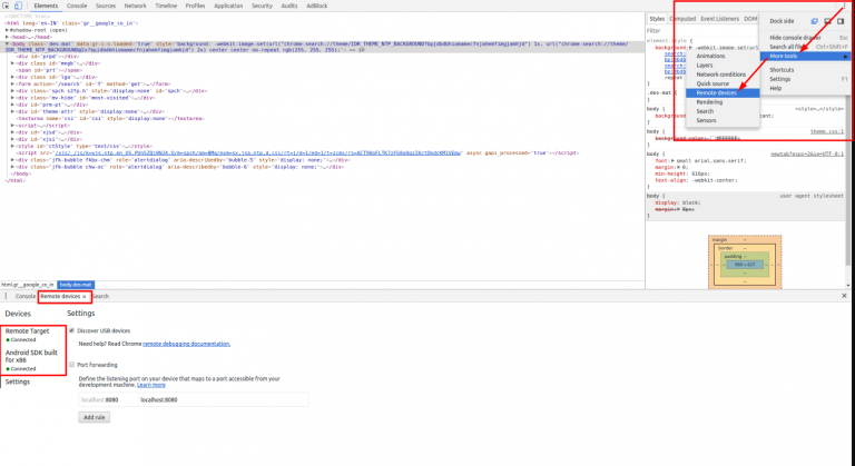 Remote Debugging Inspecting Android Application At Runtime Using Chrome
