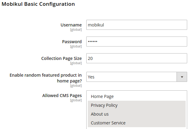 Mobikul Basic Configuration Magento 2 Mobile App Builder Ios Android