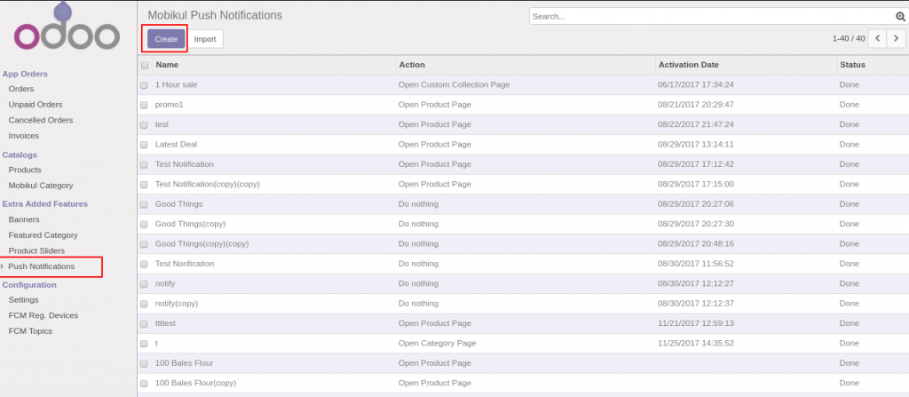 Mobikul App Configuration | Mobile App Builder for Odoo iOS Android