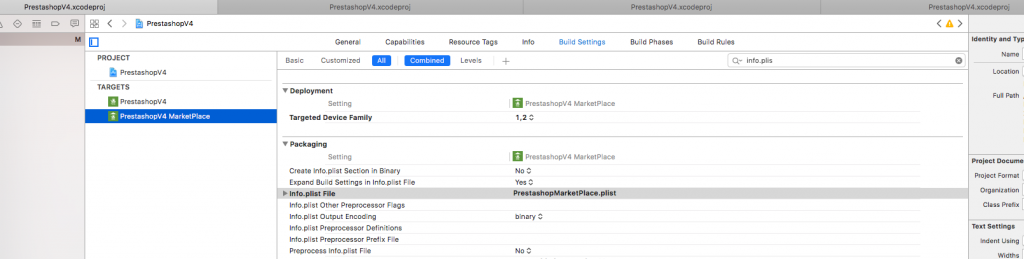 Create Multiple Targets In Xcode Mobikul