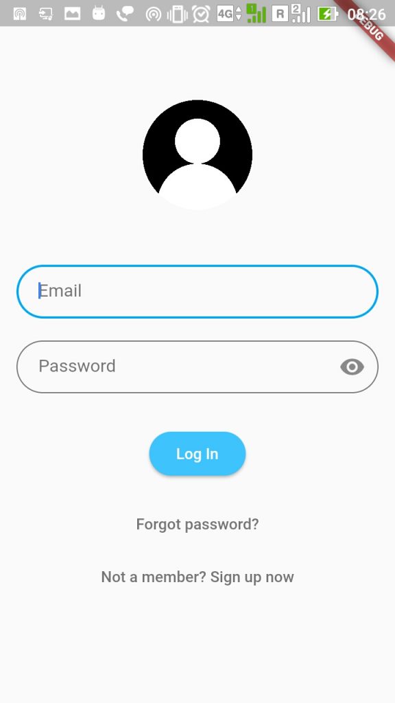Make login page design with Flutter - Mobikul