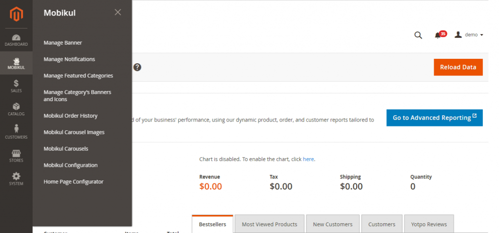 Mobikul Application Magento 2 Admin-End Configuration