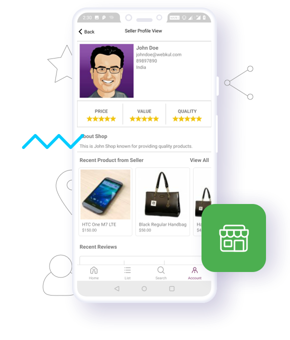 Multi Vendor App for WooCommerce|Android IOS Application Builder Multi Vendor App for WooCommerce|Android IOS Application Builder