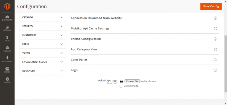 Mobikul Application Magento 2 Admin-End Configuration