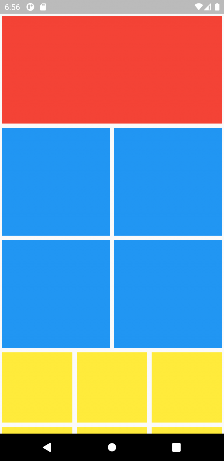 Flutter Staggered Grid View with different column - Mobikul