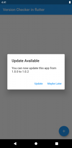 Add Version Checker in Flutter - Mobikul