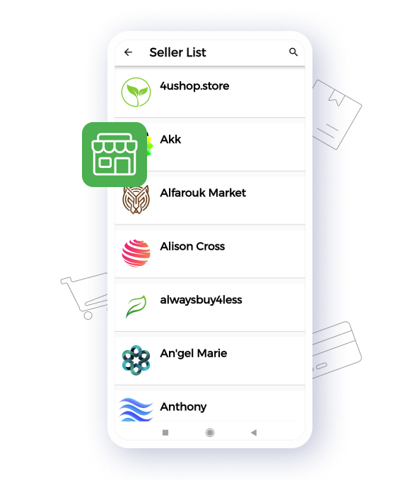Shopify MarketPlace Mobile App features