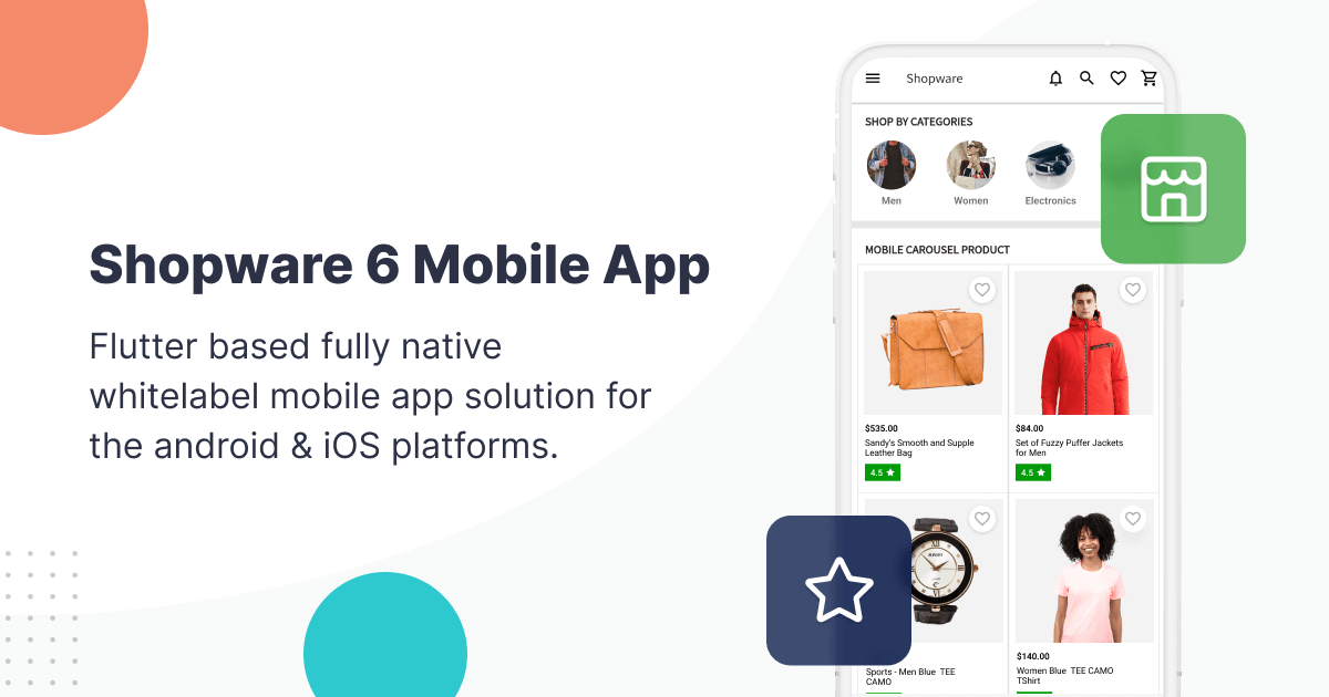 Shopware 6 Mobile App | Native Android iOS Mobile Apps