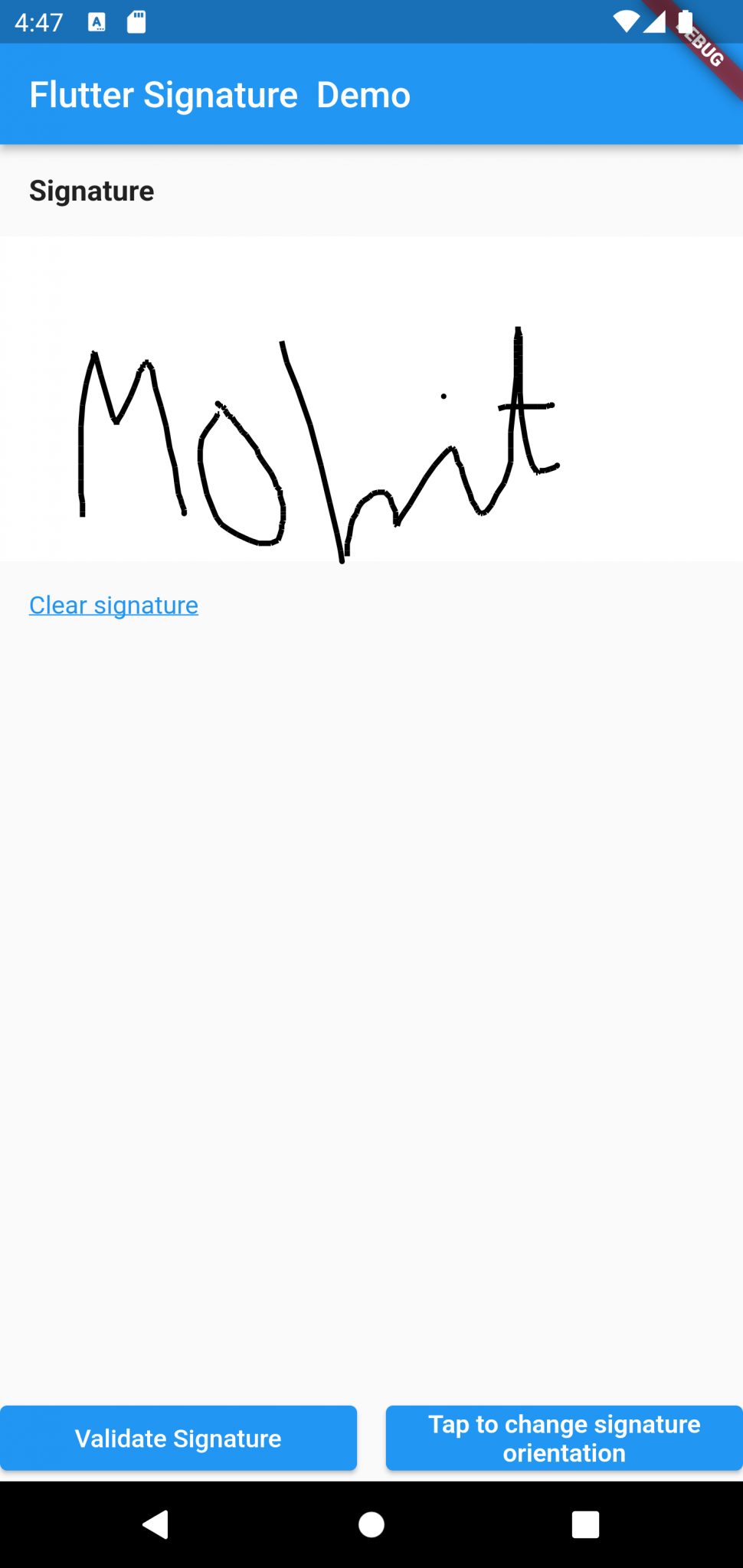 Digital Signature In Flutter - Mobikul