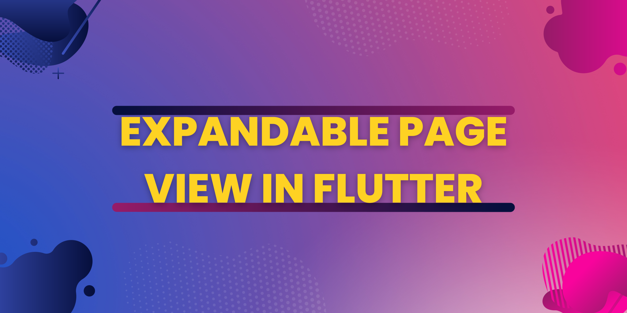 Expandable Page View in Flutter - Mobikul