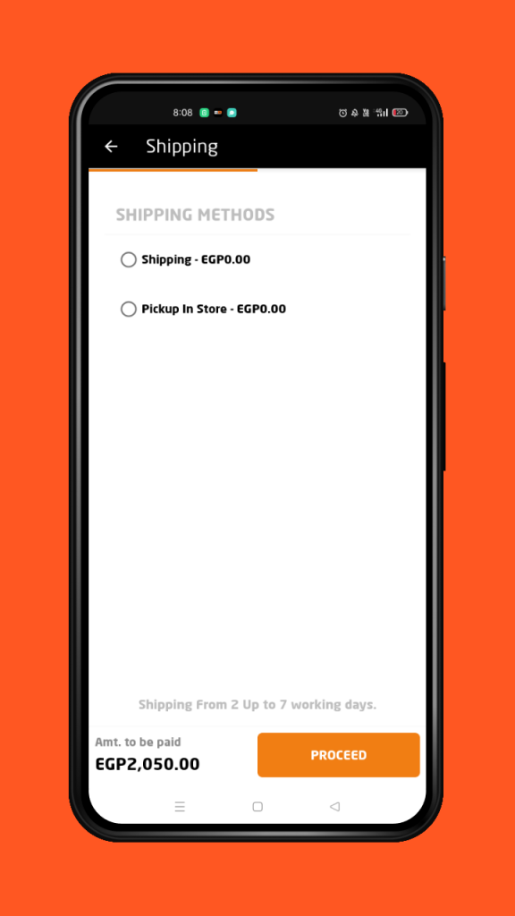 2B Case Study | Egypt Electronics Store Mobile App